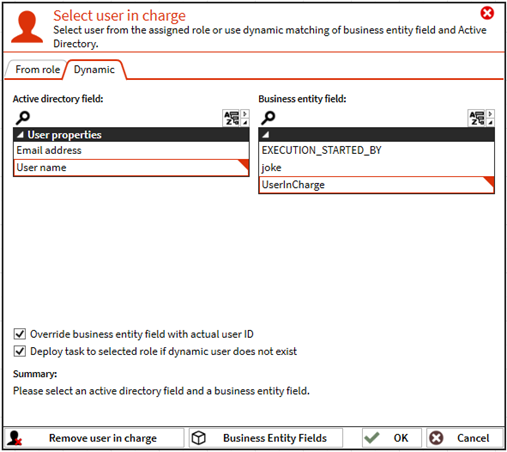 Assign a User in Charge – FireStart Help